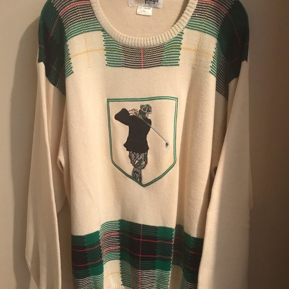 PRINGLE OF SCOTLAND | Sweaters | Mens Pringle 0 Cotton Golf Sweater ...
